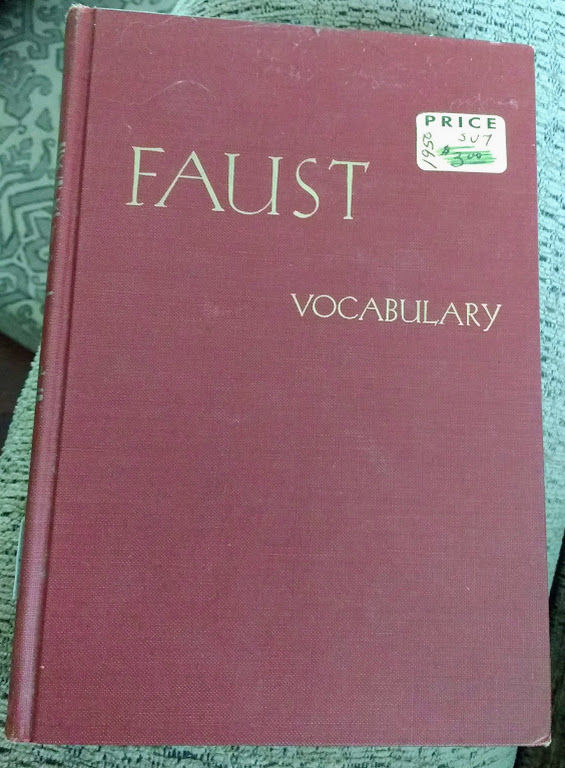 Goethe's Faust - A Complete German English Vocabulary