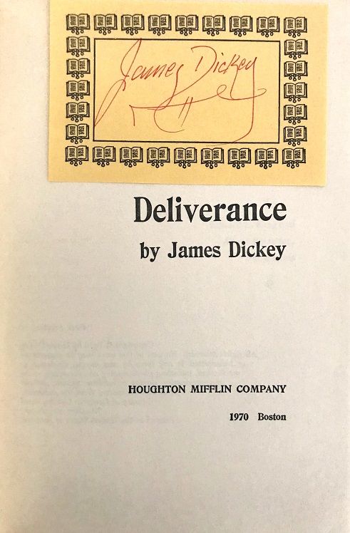 Deliverance by Dickey, James | Hardcover | 1970 | Houghton Mifflin ...