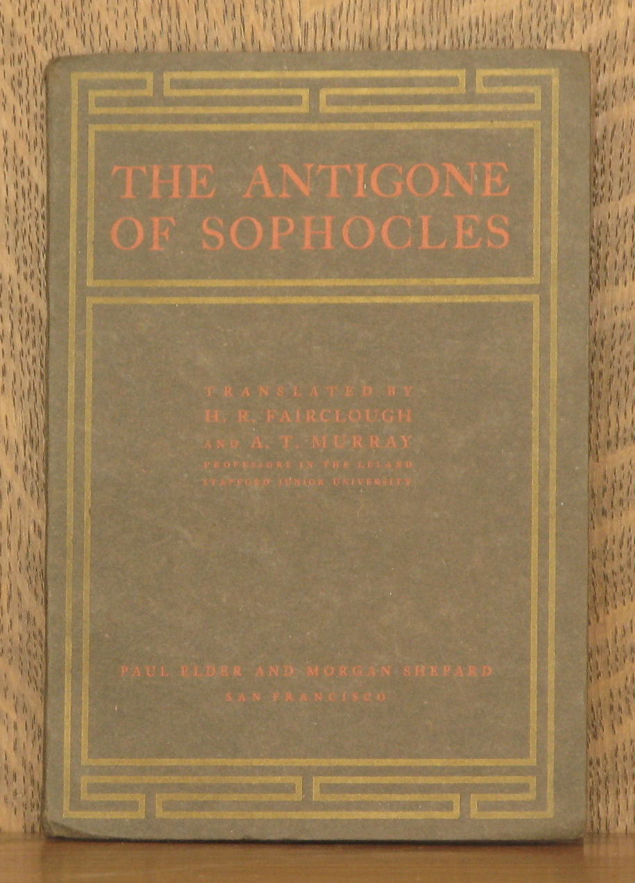 Sophocles Antigone Book