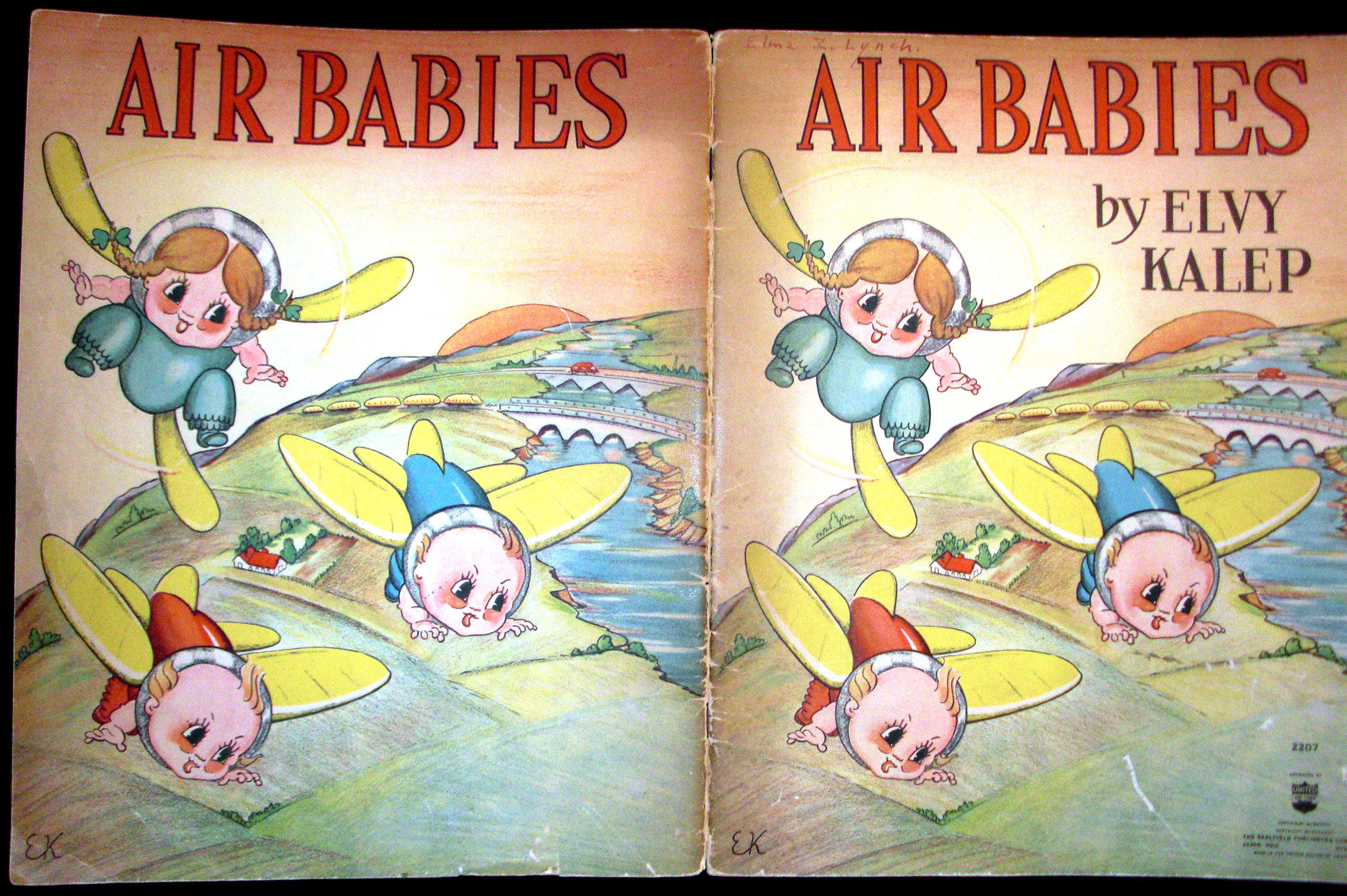 BIBLIO | Air Babies by Kalep,Elvy | Bound in pictorial wrappers. | 1938 ...