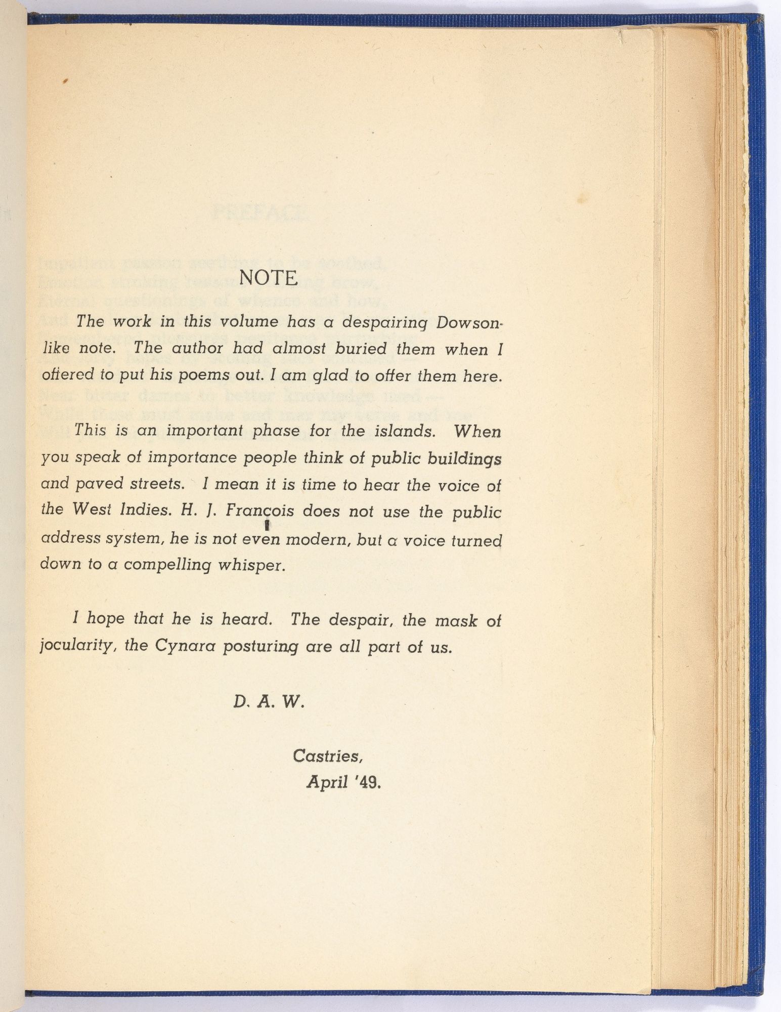 [Sammelband volume Containing Walcott's first three books, Self ...