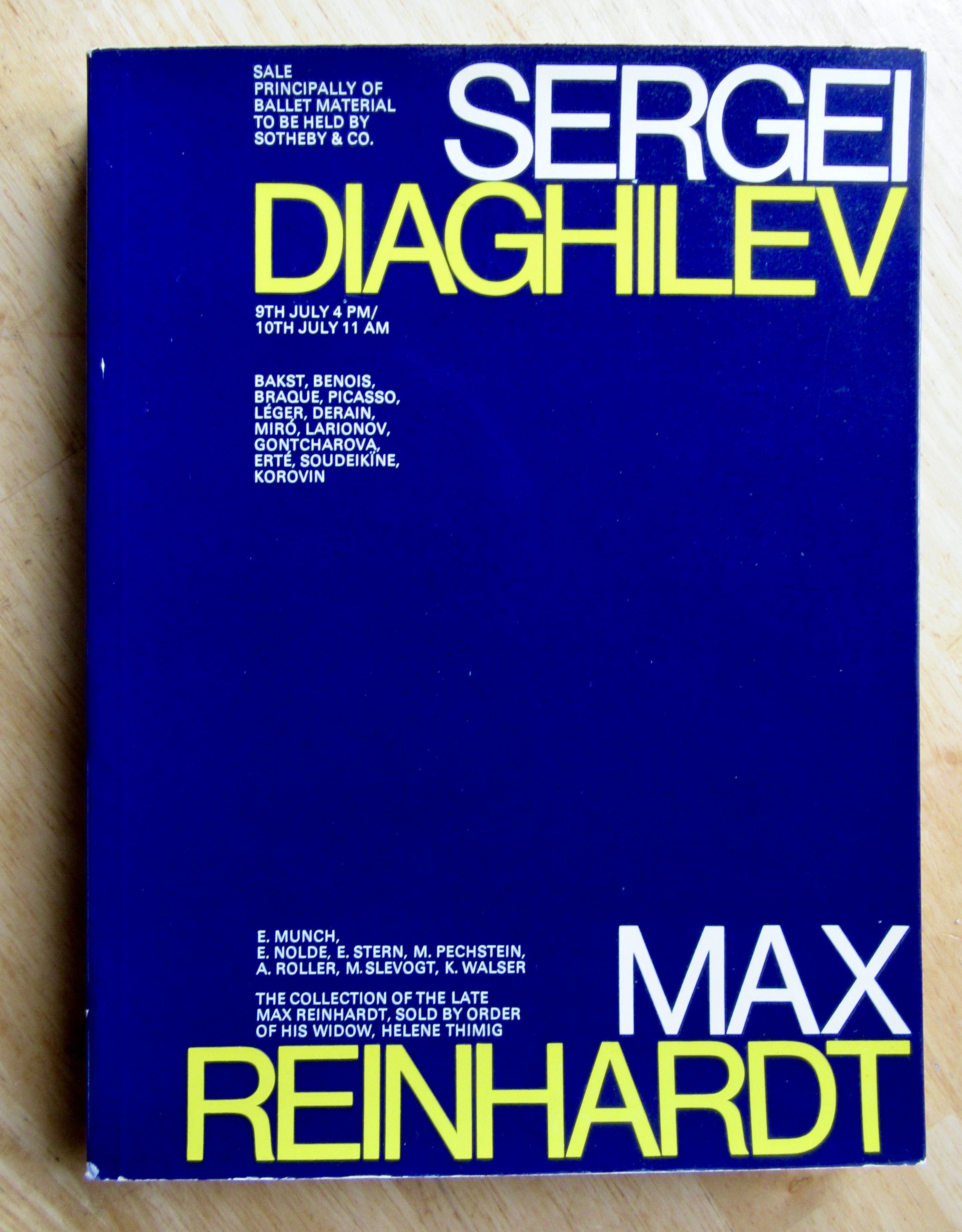Books About Sergei Diaghilev