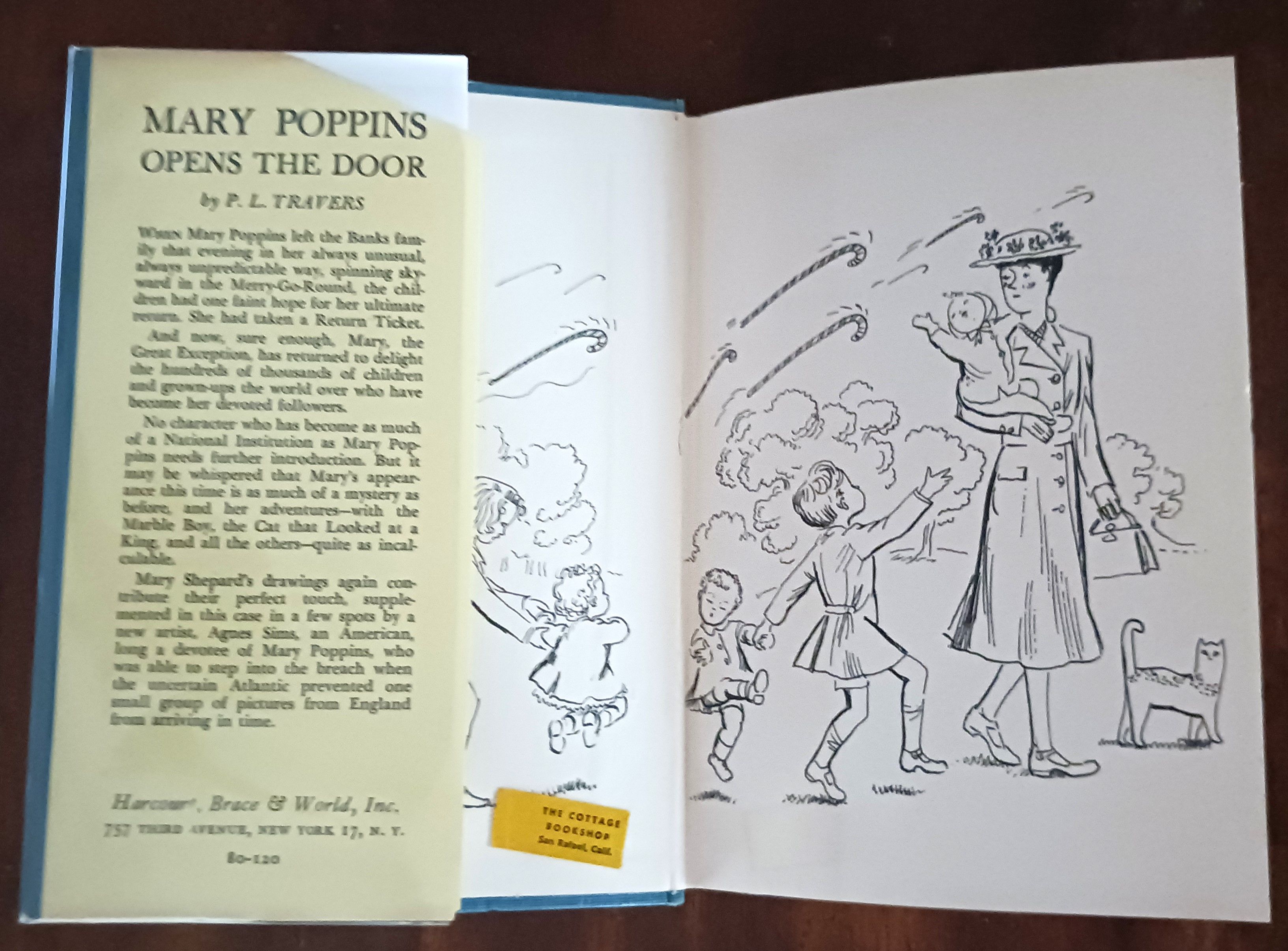 Mary Poppins Opens the Door by Travers, P. L.; Shepard, Mary ...