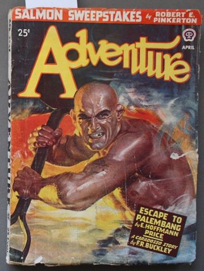 ADVENTURE (Pulp Magazine). April 1947; -- Volume 116 #6 Escape to Palembang by E. Hoffmann Price ...
