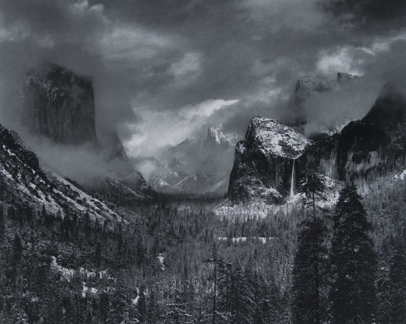 Yosemite and the Range of Light [WITH] Original Ansel Adams Print ...