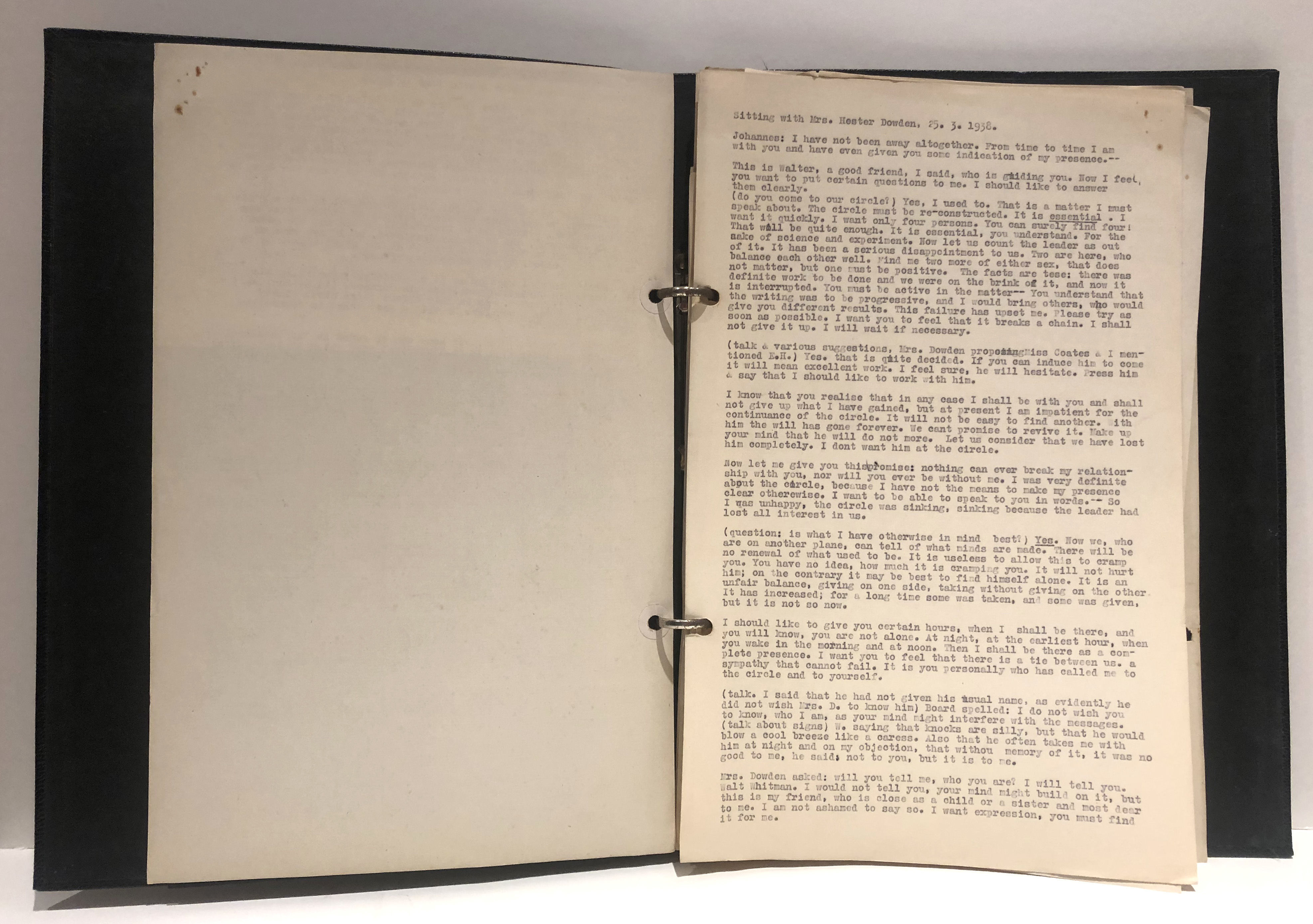 Irish Spirit Seance Medium HESTER DOWDEN Unique Transcript of Seances ...