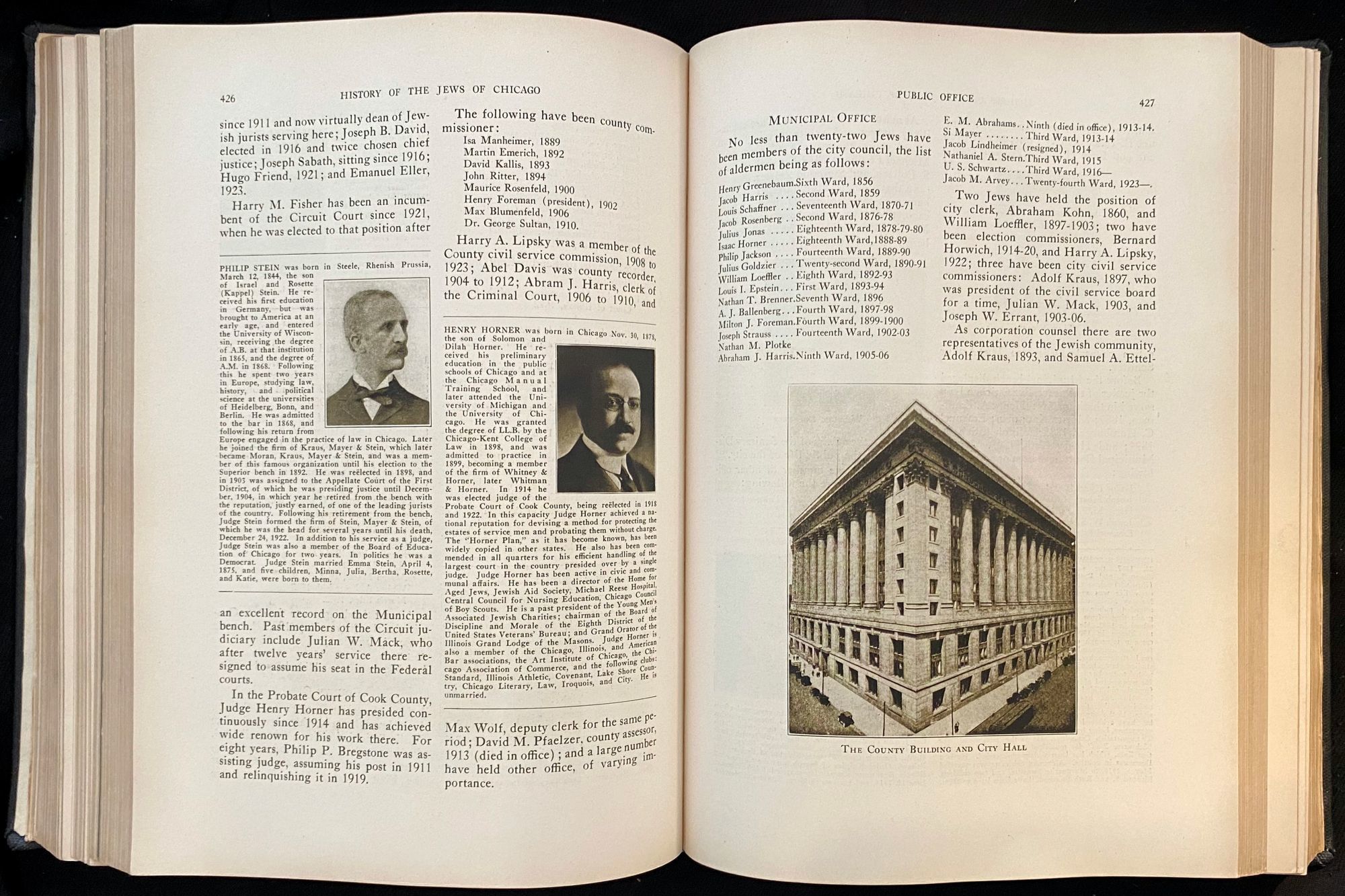 HISTORY OF THE JEWS IN CHICAGO [MEMBERSâ€™ NUMBERED EDITION ...