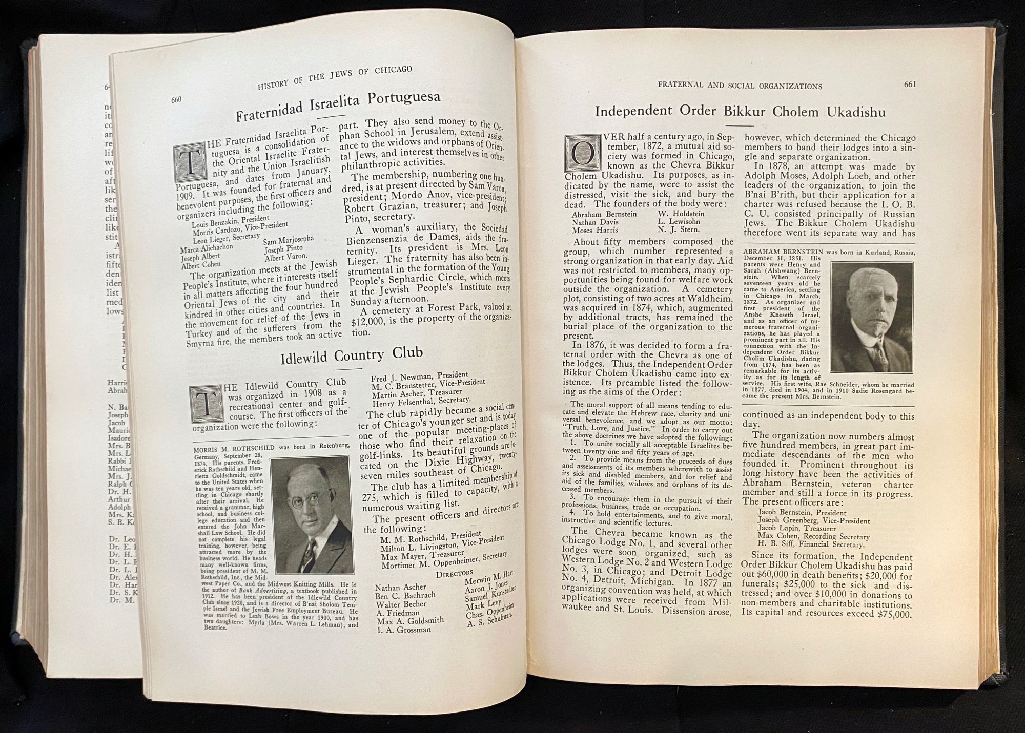 HISTORY OF THE JEWS IN CHICAGO [MEMBERSâ€™ NUMBERED EDITION ...