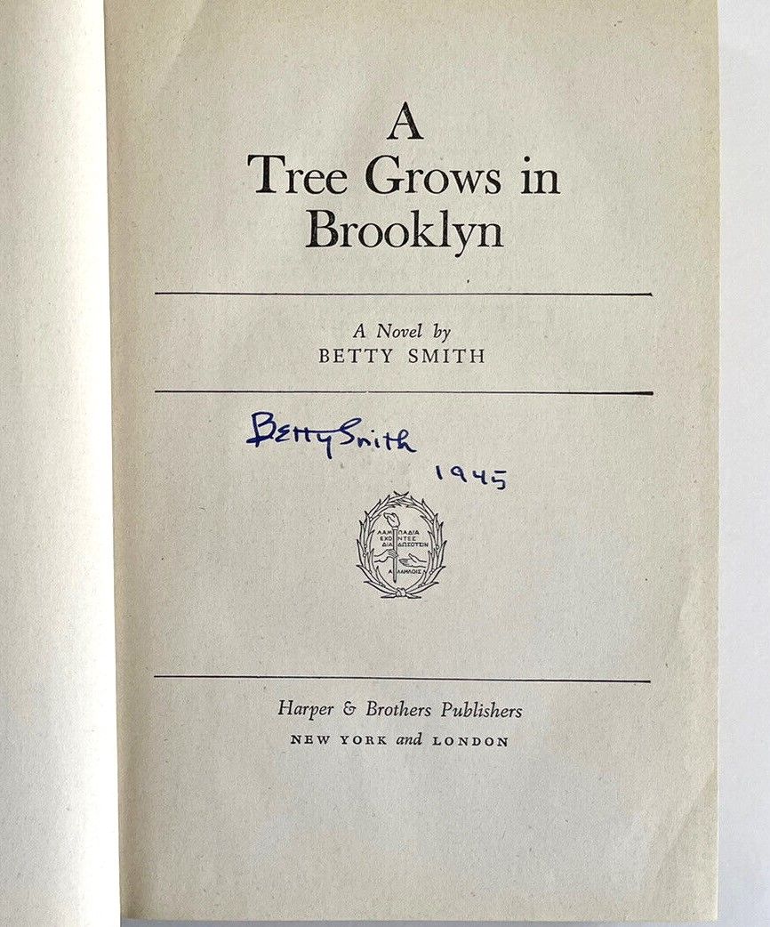 A Tree Grows In Brooklyn by Betty SMITH | Hardcover | 1943 | Harper ...