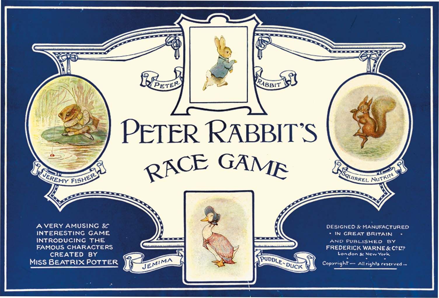 BIBLIO | PETER RABBIT'S RACE GAME by POTTER, BEATRIX