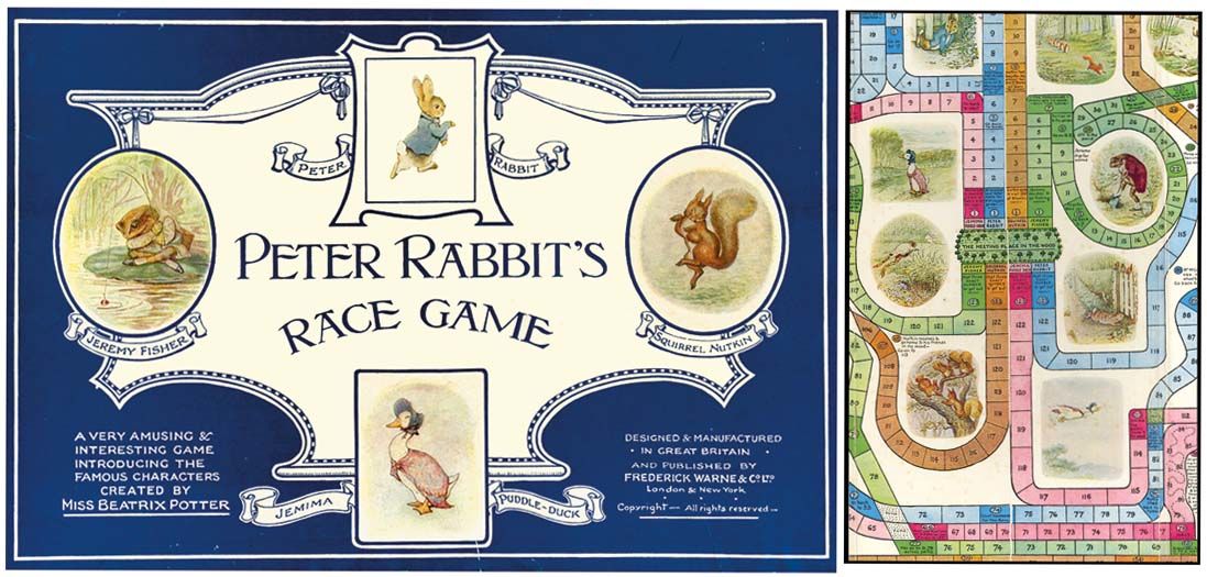 BIBLIO | PETER RABBIT'S RACE GAME by POTTER, BEATRIX