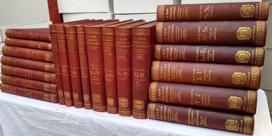 A New English Dictionary on Historical Principles; Founded Mainly on the Materials Collected by ...