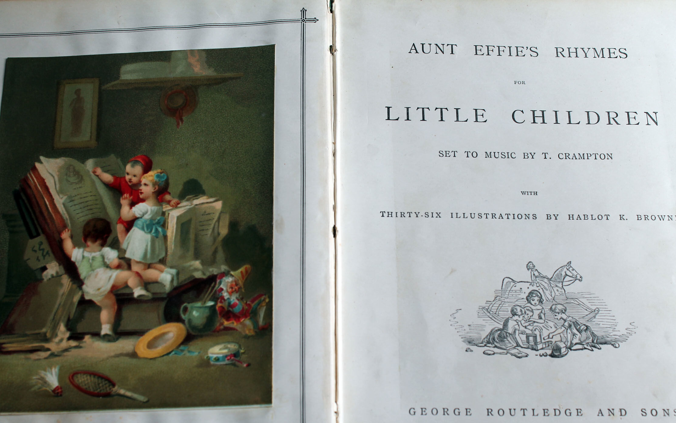 Aunt Effie's Rhymes for Little Children by Saxby, Jane Euphemia ...