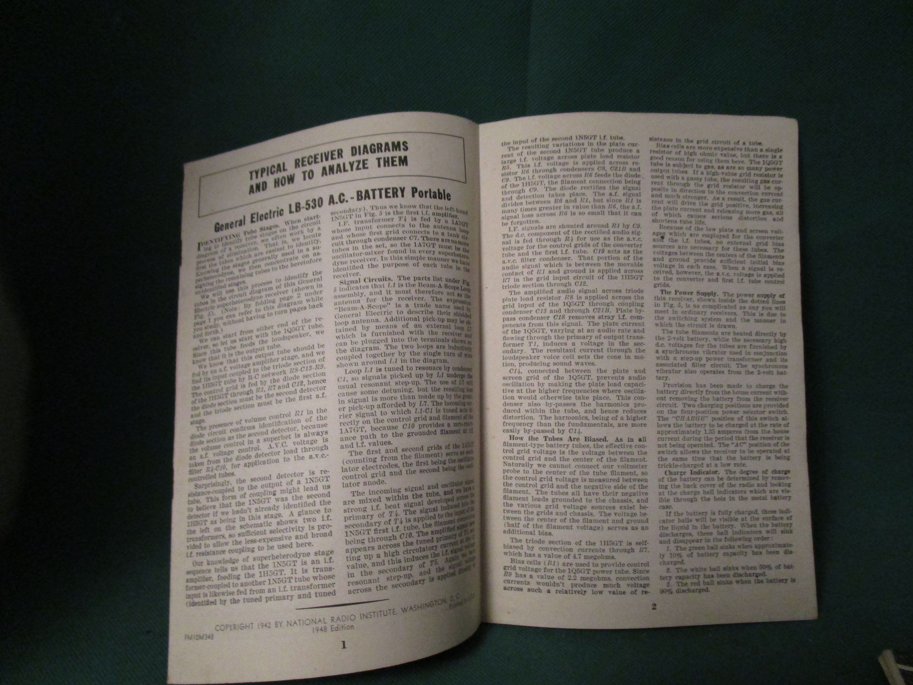 BIBLIO | Typical Receiver Diagrams and How To Analyze Them by | | 1948 ...