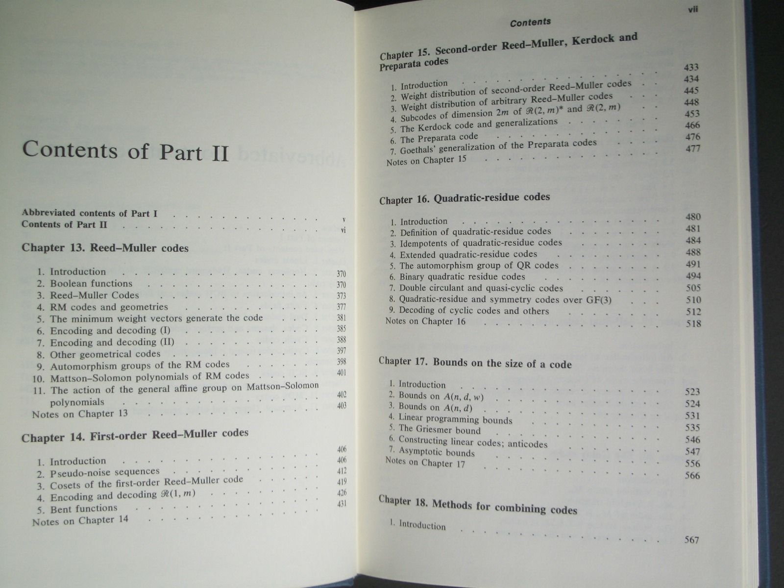 The Theory Of Error Correcting Codes Part I Part Ii [two Volumes