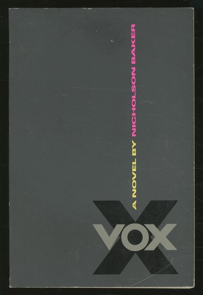 Vox by BAKER, Nicholson | Softcover | 1992 | Random House | Biblio