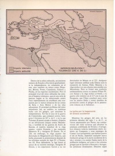 LAMINA V19262: Mapa imperios Seleucida y Tolemaico 240 antes de♓ Viva a ...