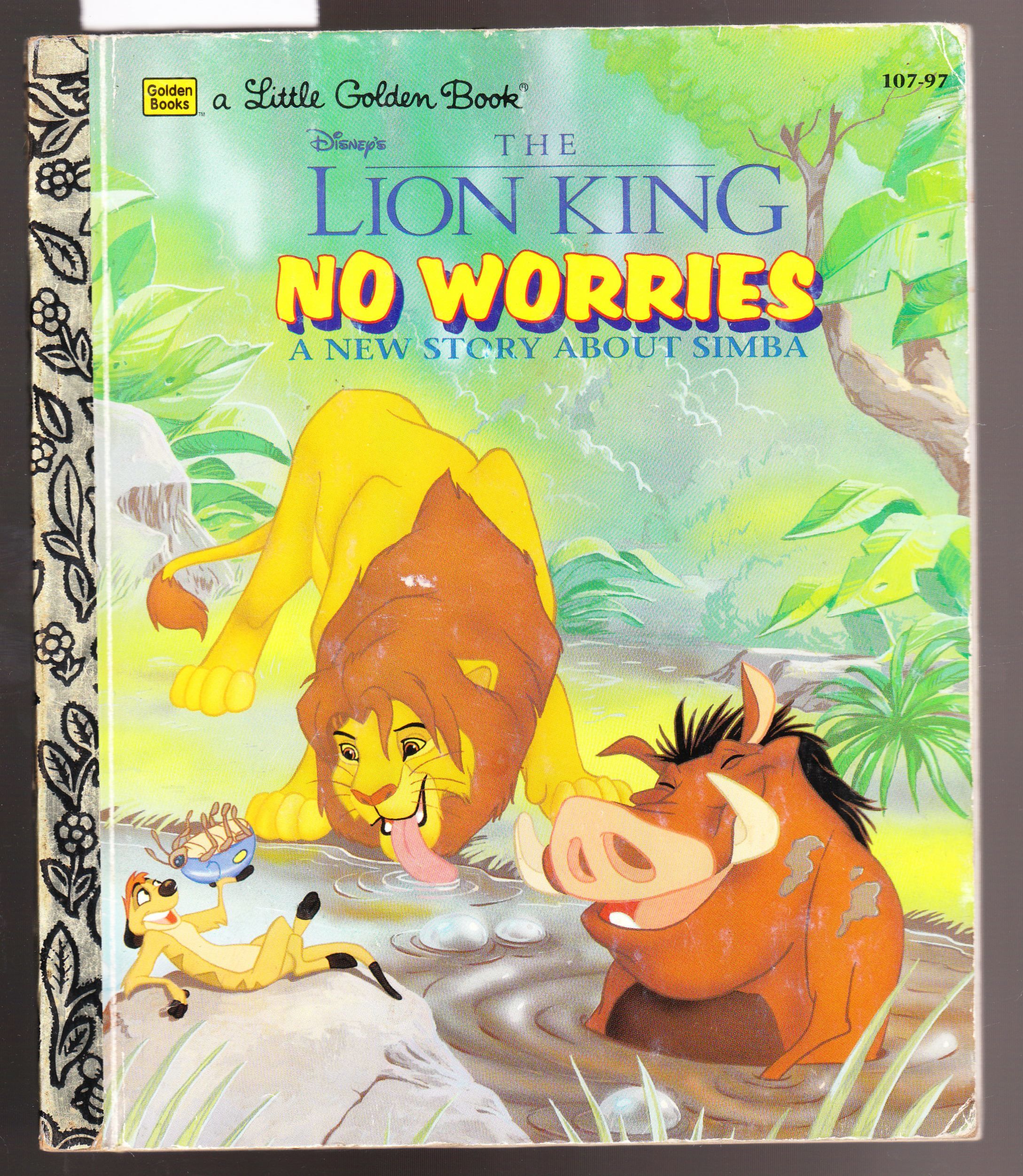 The Lion King Golden Book Personalized Lion King Book Starring Your