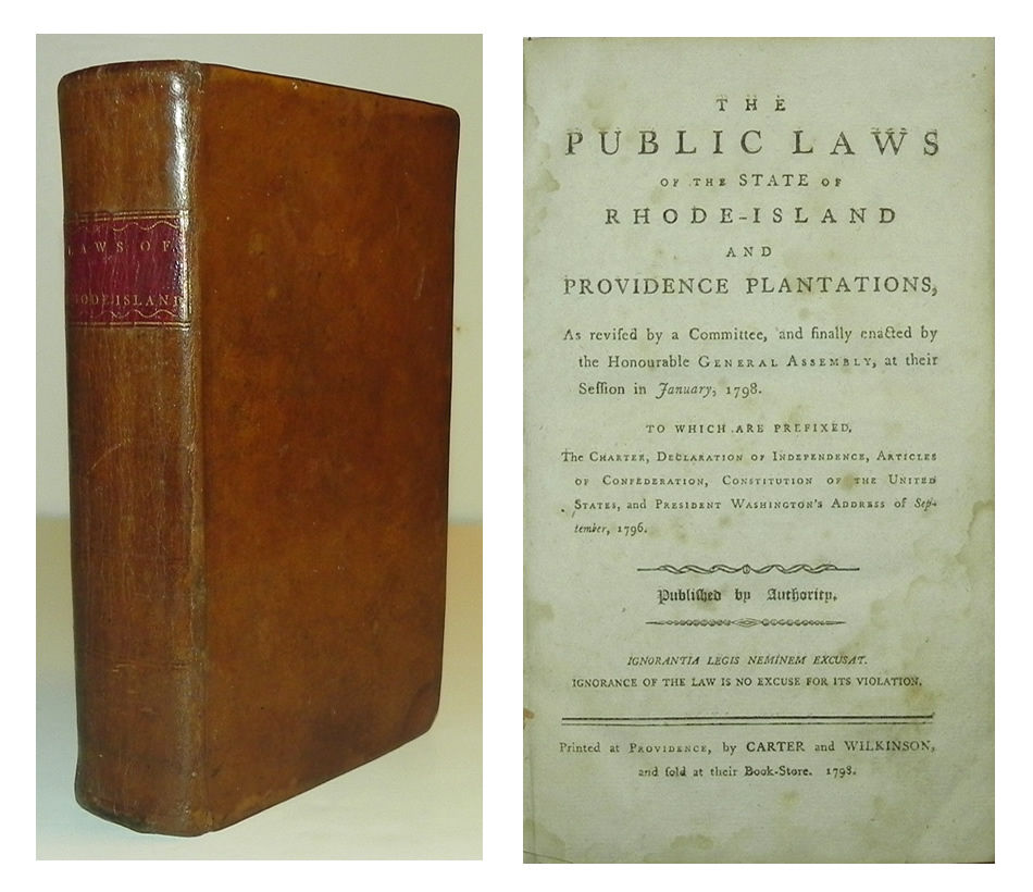 The public laws of the State of Rhode Island and Providence Plantations ...
