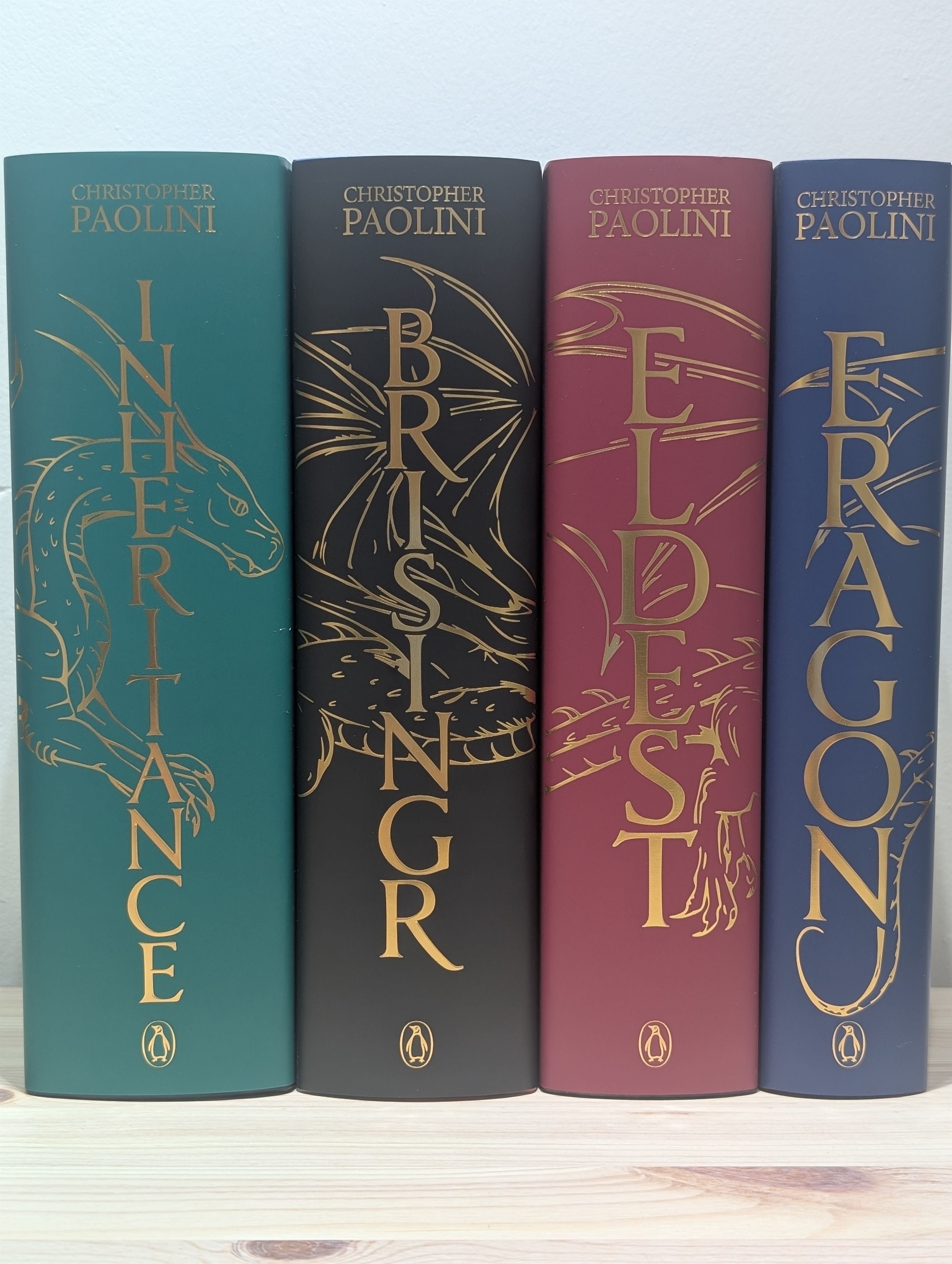 The Inheritance Cycle: Eragon; Eldest; Brisingr; Inheritance (Signed ...