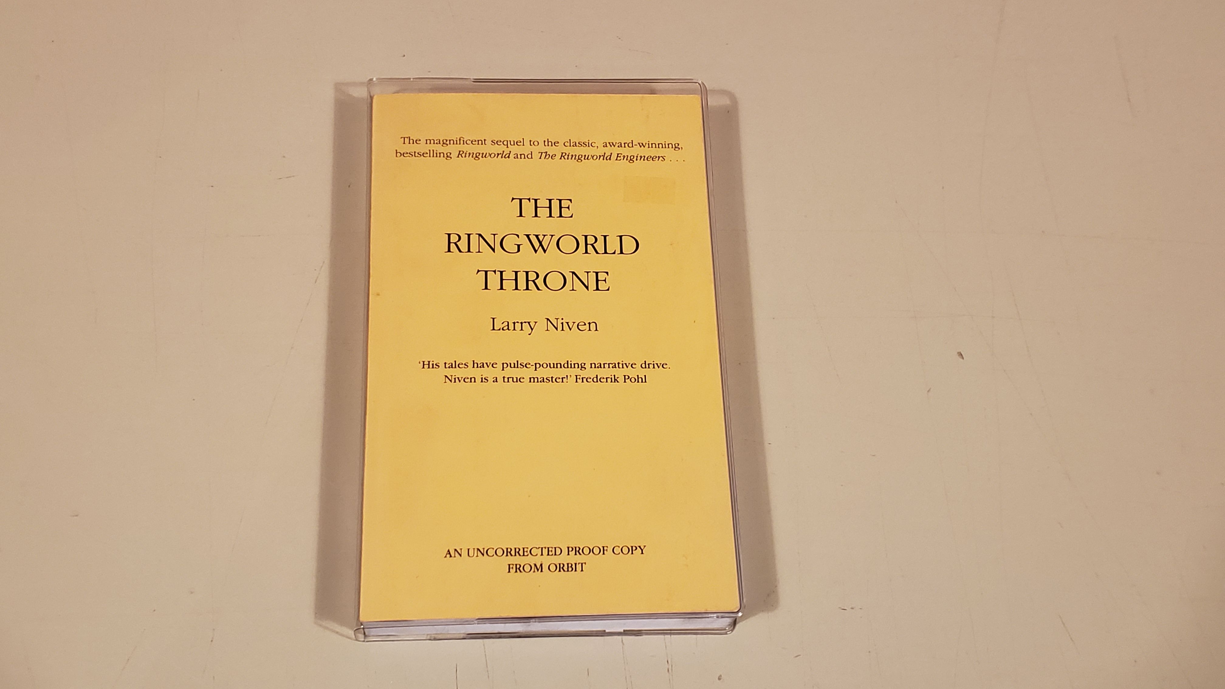 Ringworld Throne: Signed (Advance Uncorrected Proof) by Niven, Larry ...