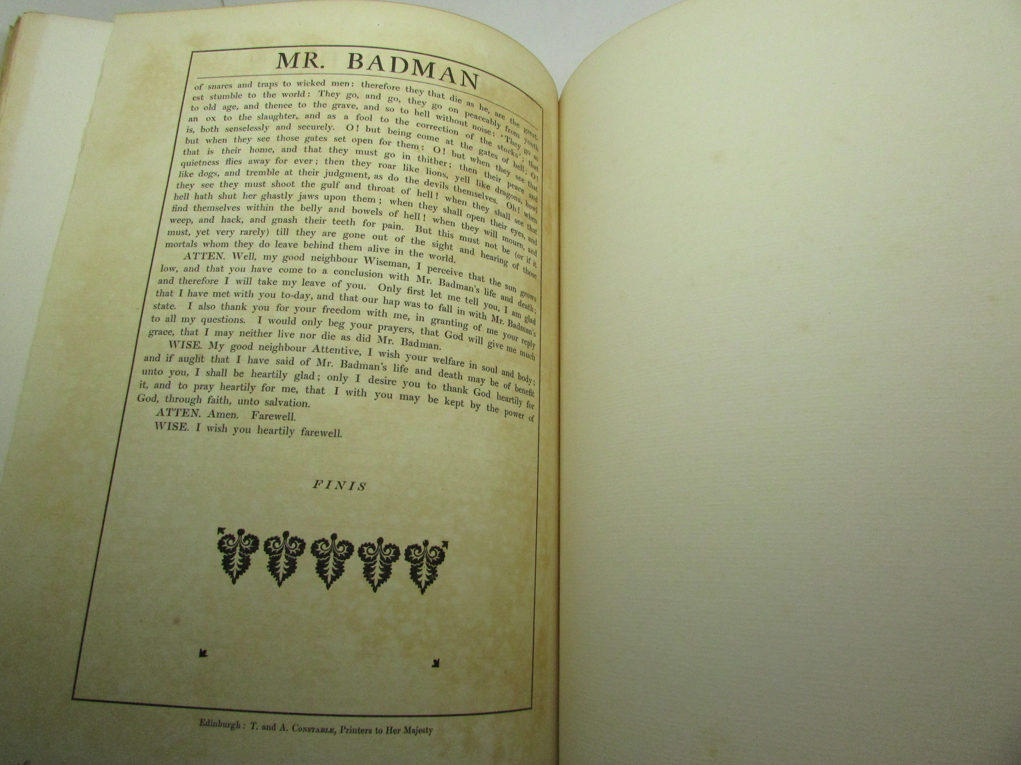 The Life and Death of Mr Badman by BUNYAN, John, | | 1900 | William ...