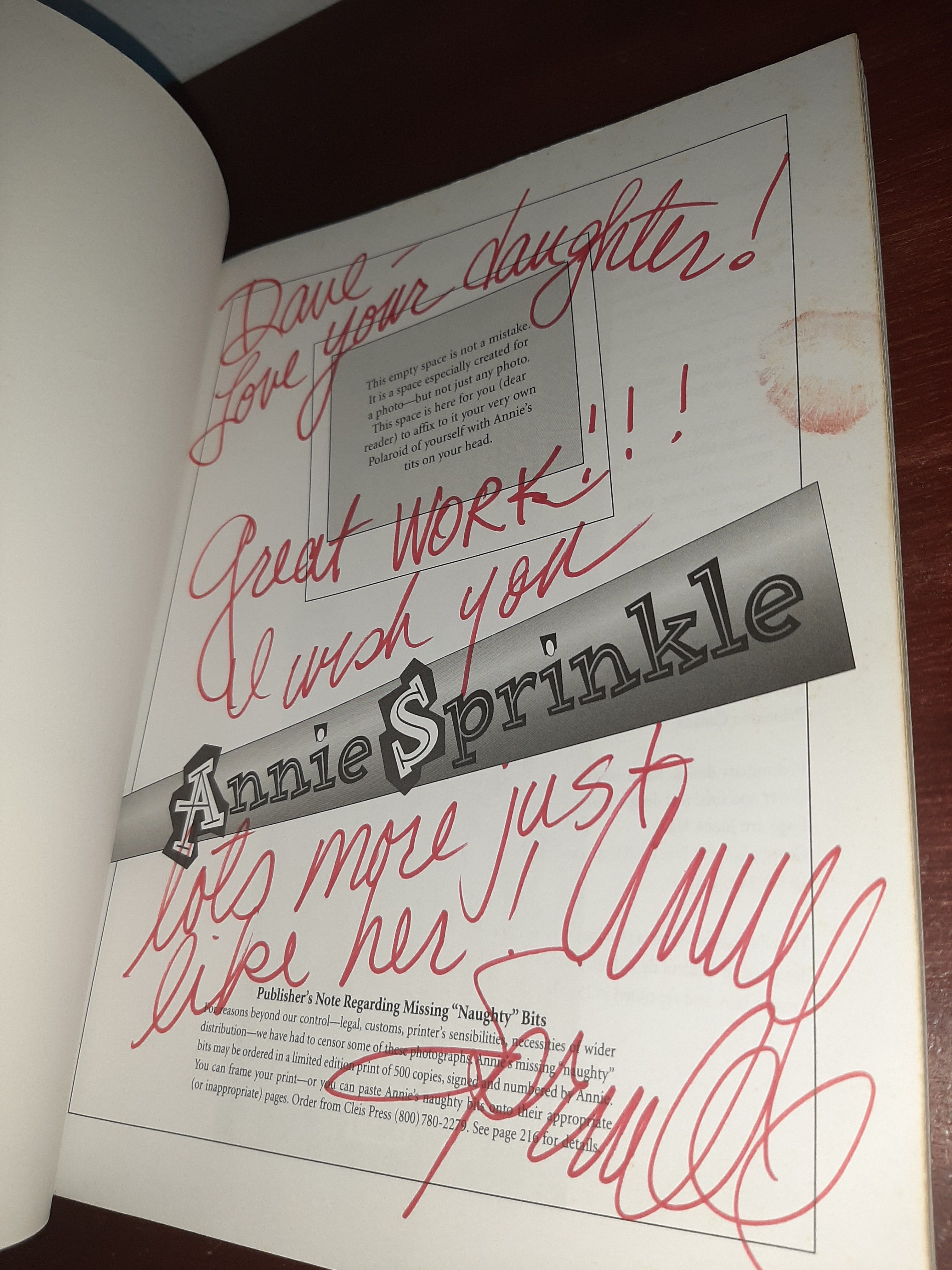 Annie Sprinkle: Post-Porn Modernist by Annie Sprinkle | Paperback ...