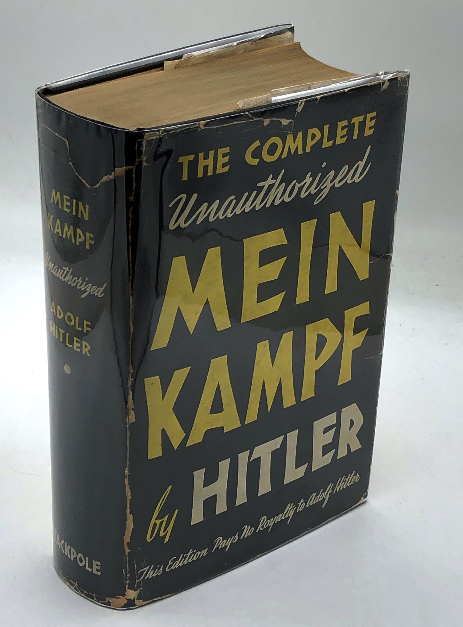 Mein Kampf - rare first American unexpurgated edition in dust jacket ...