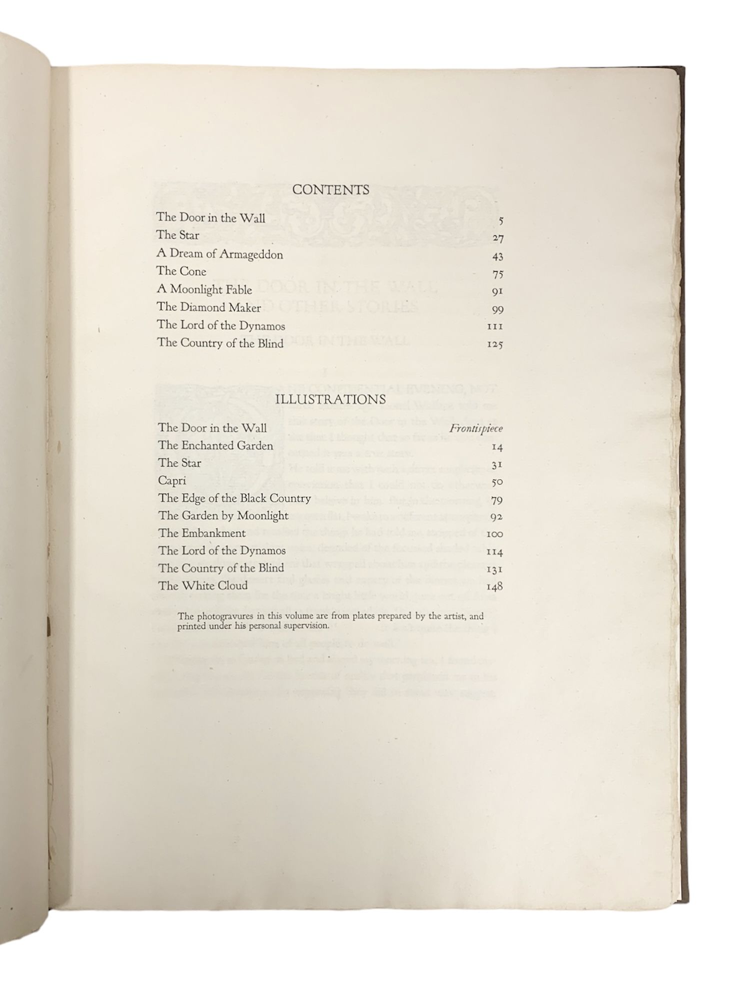 The Door in the Wall and Other Stories by Wells, H. G | Hardcover ...