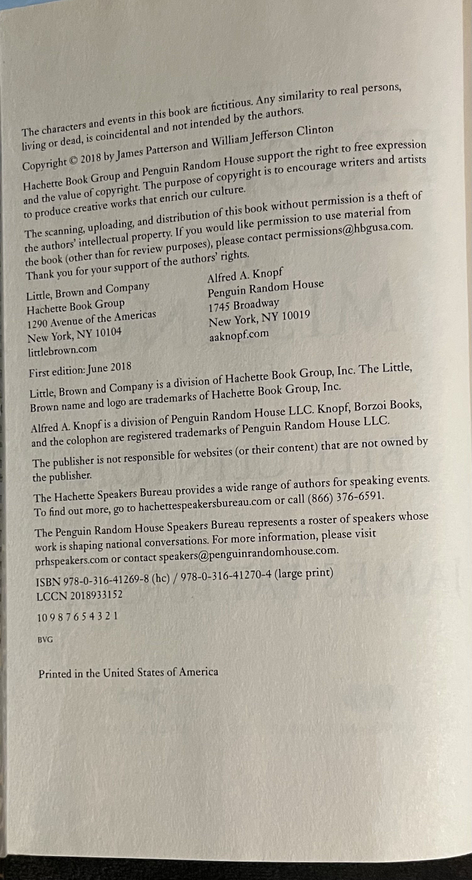 The President Is Missing (Signed) by Bill Clinton & James Patterson ...