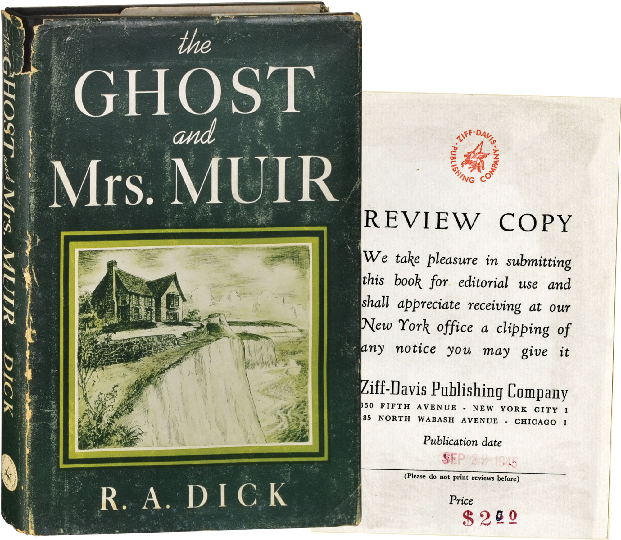 The Ghost and Mrs. Muir (First Edition, review copy) by Dick, R.A ...