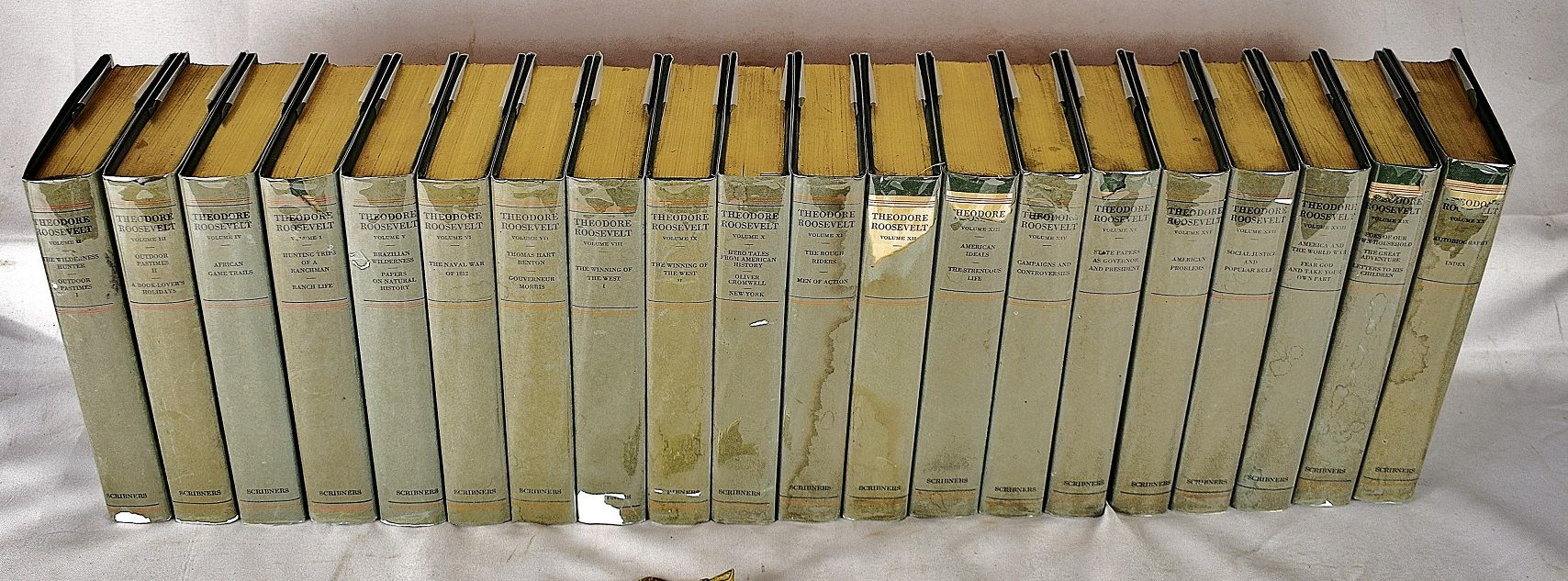 The Works of Theodore Roosevelt (20 volume set) by Theodore Roosevelt ...