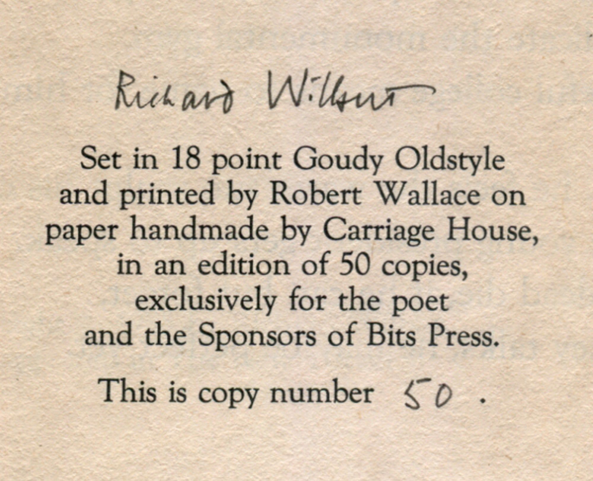 A Finished Man by WILBUR, Richard | Search for Rare Books | ABAA