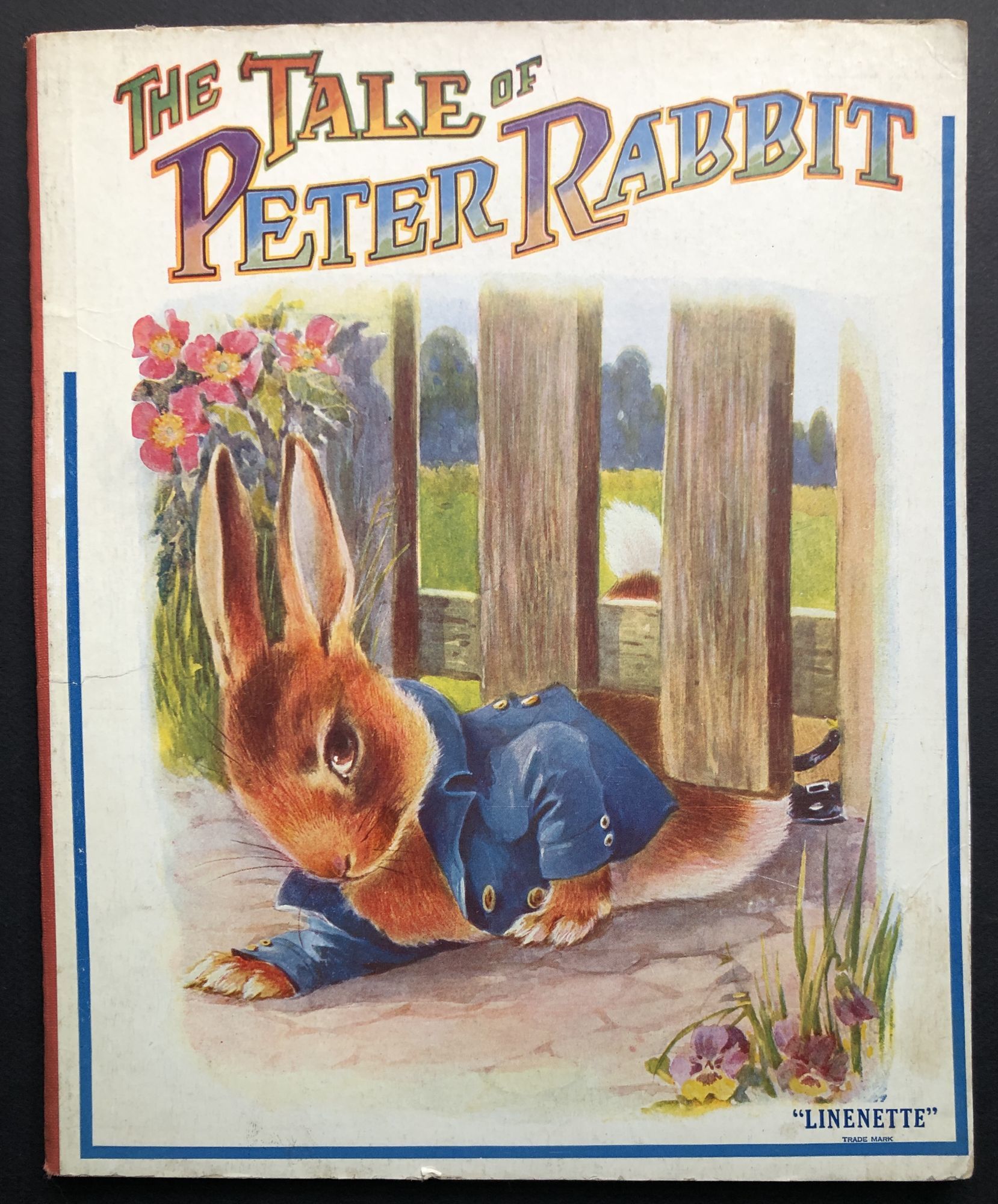 The Tale of Peter Rabbit -- on "Linenette by | Wraps | 1930 | Sam'l ...