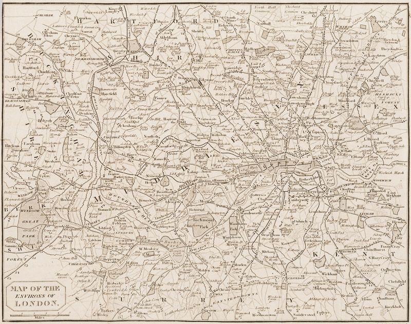 The Original Picture of London - Enlarged and Improved. [With two maps ...