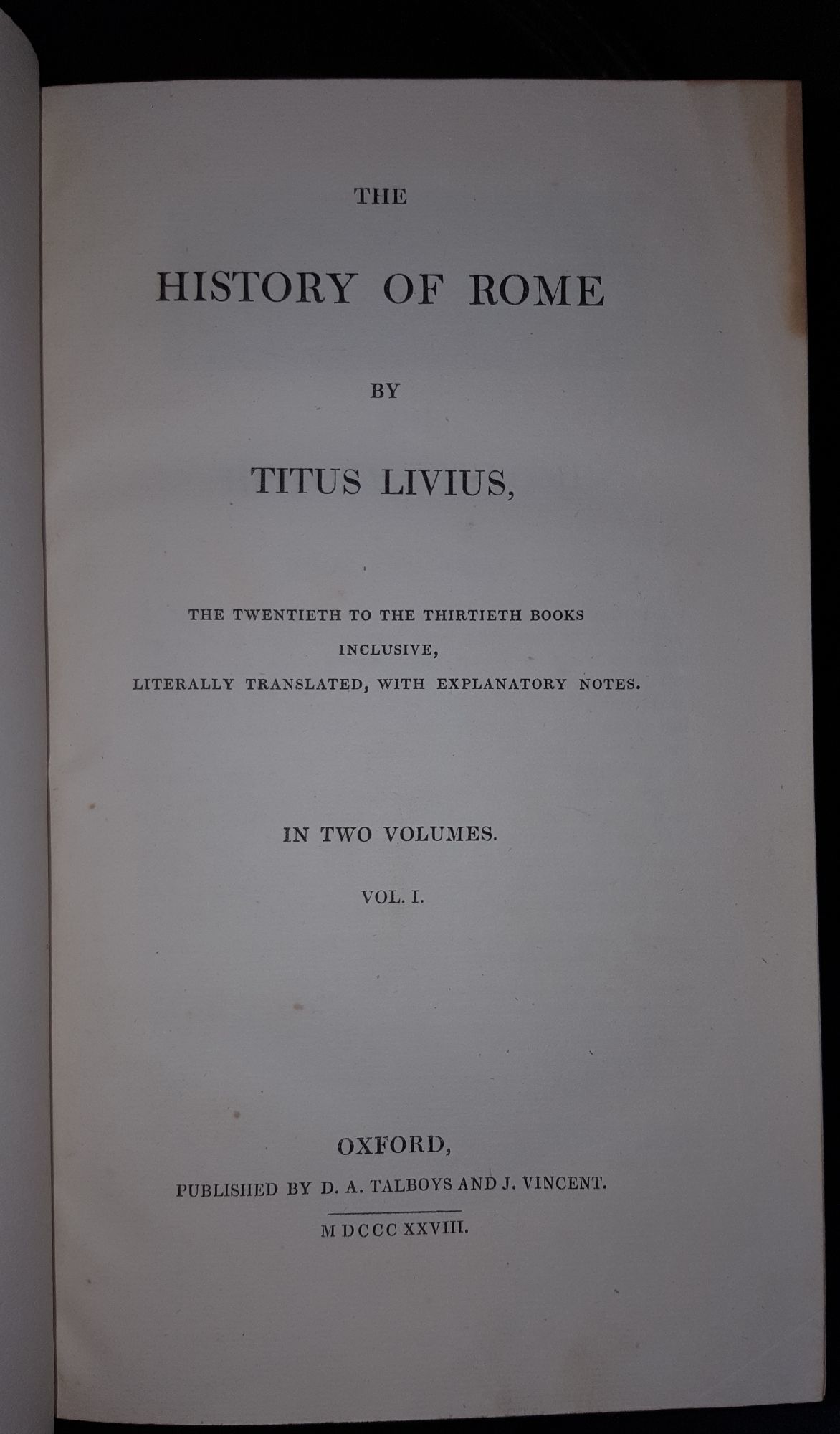 THE HISTORY OF ROME By Titus Livius The Twentieth to the Thirtieth ...