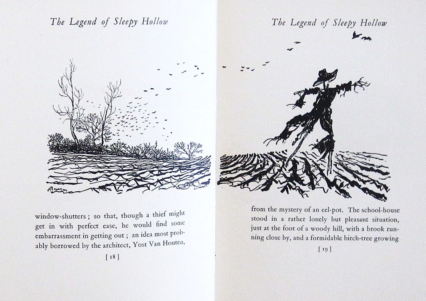 The Legend of Sleepy Hollow Illustrated by Arthur Rackham by Irving ...