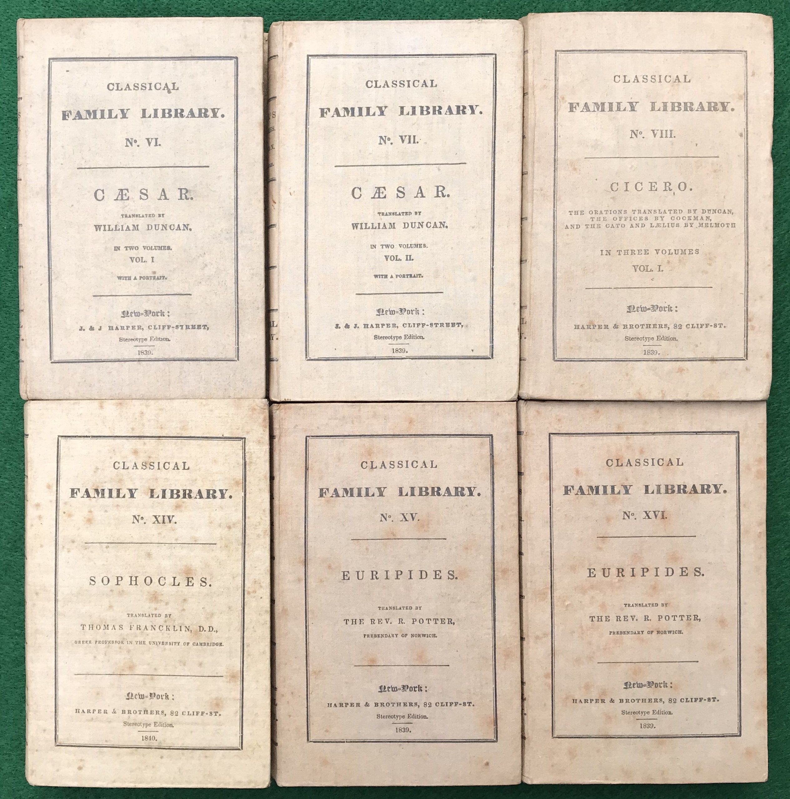 Classical Family Library by HARPER'S CLASSICAL FAMILY LIBRARY ...