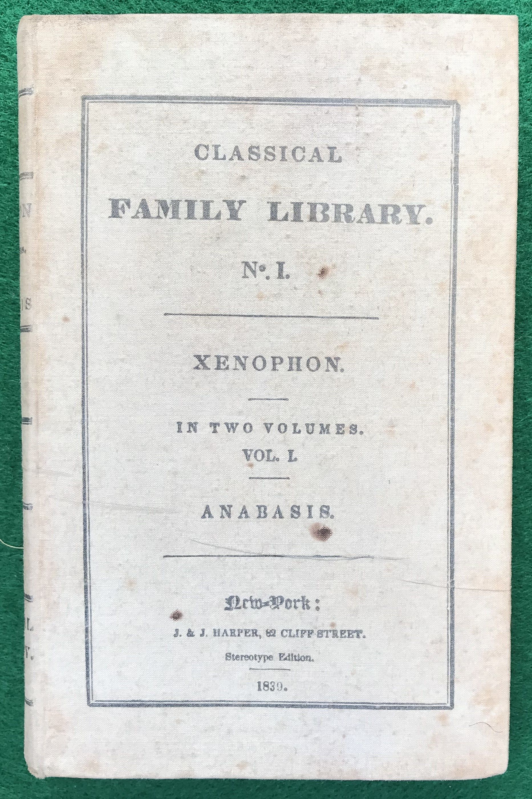 Classical Family Library by HARPER'S CLASSICAL FAMILY LIBRARY ...