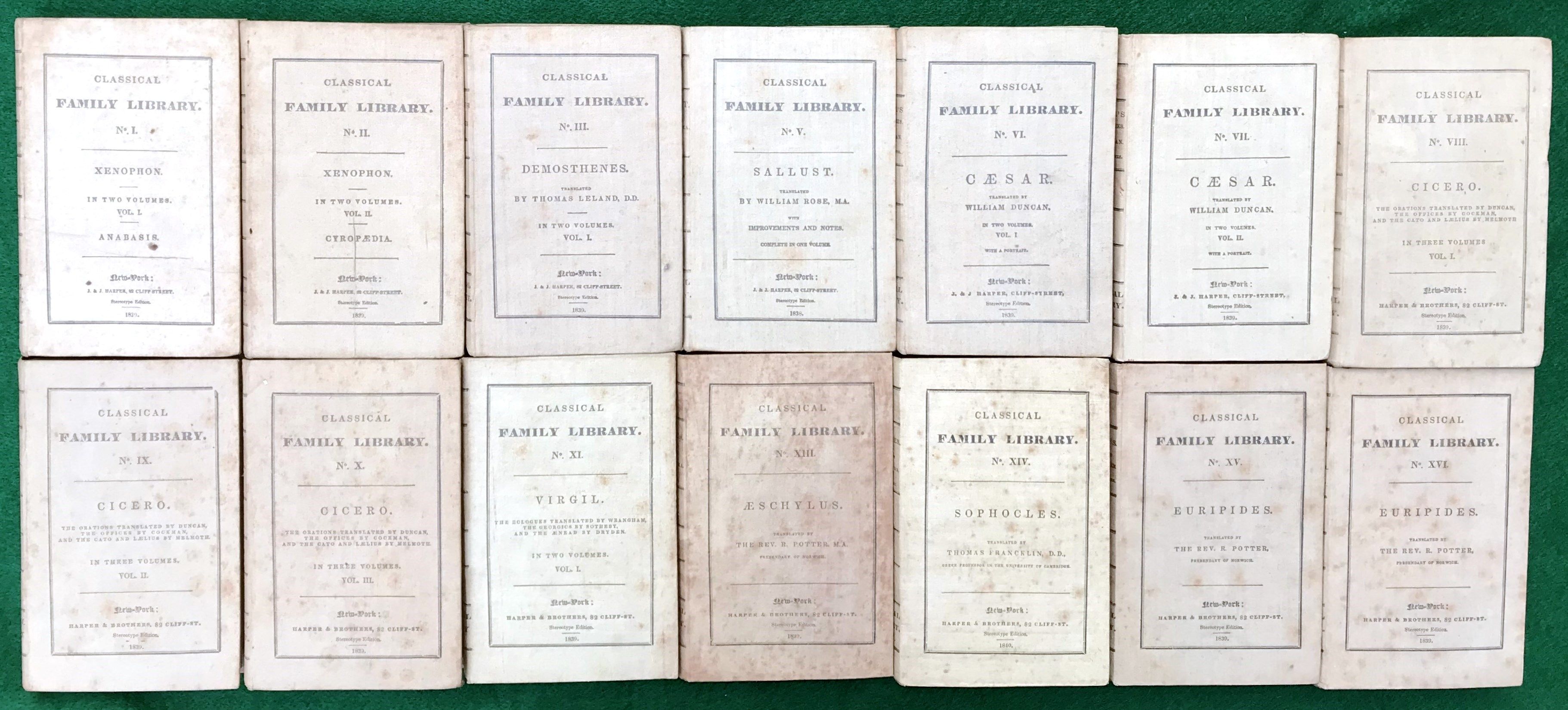 Classical Family Library by HARPER'S CLASSICAL FAMILY LIBRARY ...