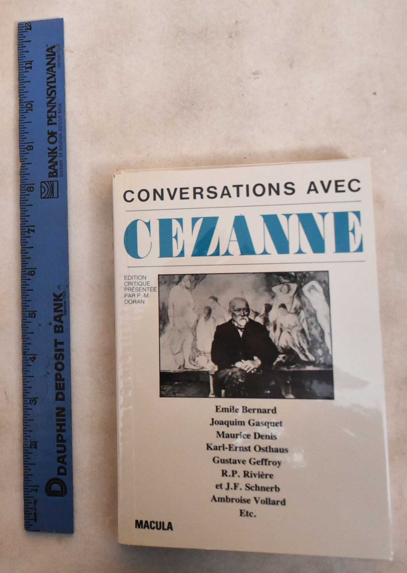 BIBLIO | Conversations avec Cézanne by Bernard, Emile; Jules Borély ...