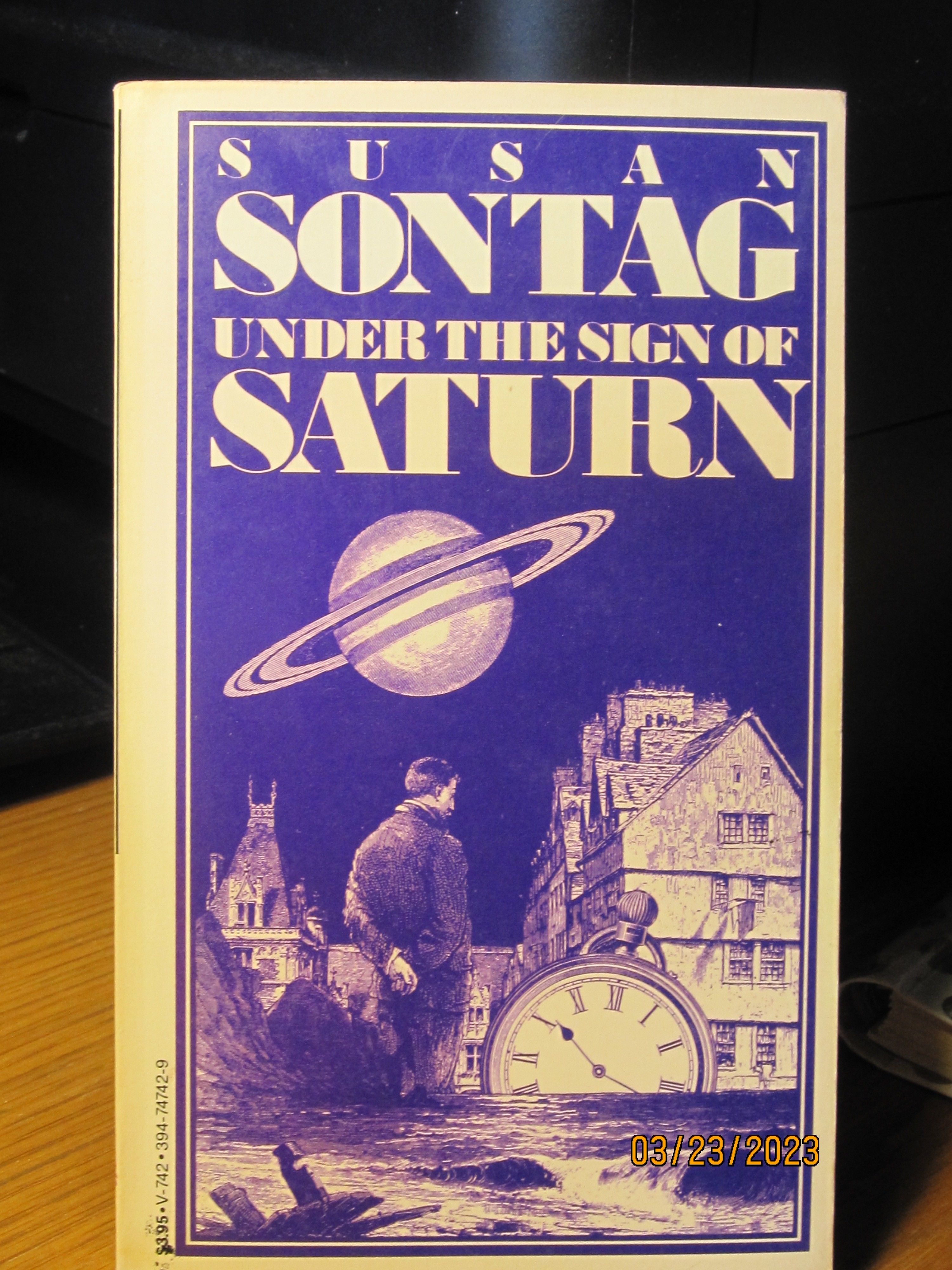 BIBLIO | Under the Sign of Saturn by Sontag, Susan | softcpver | 1981 ...
