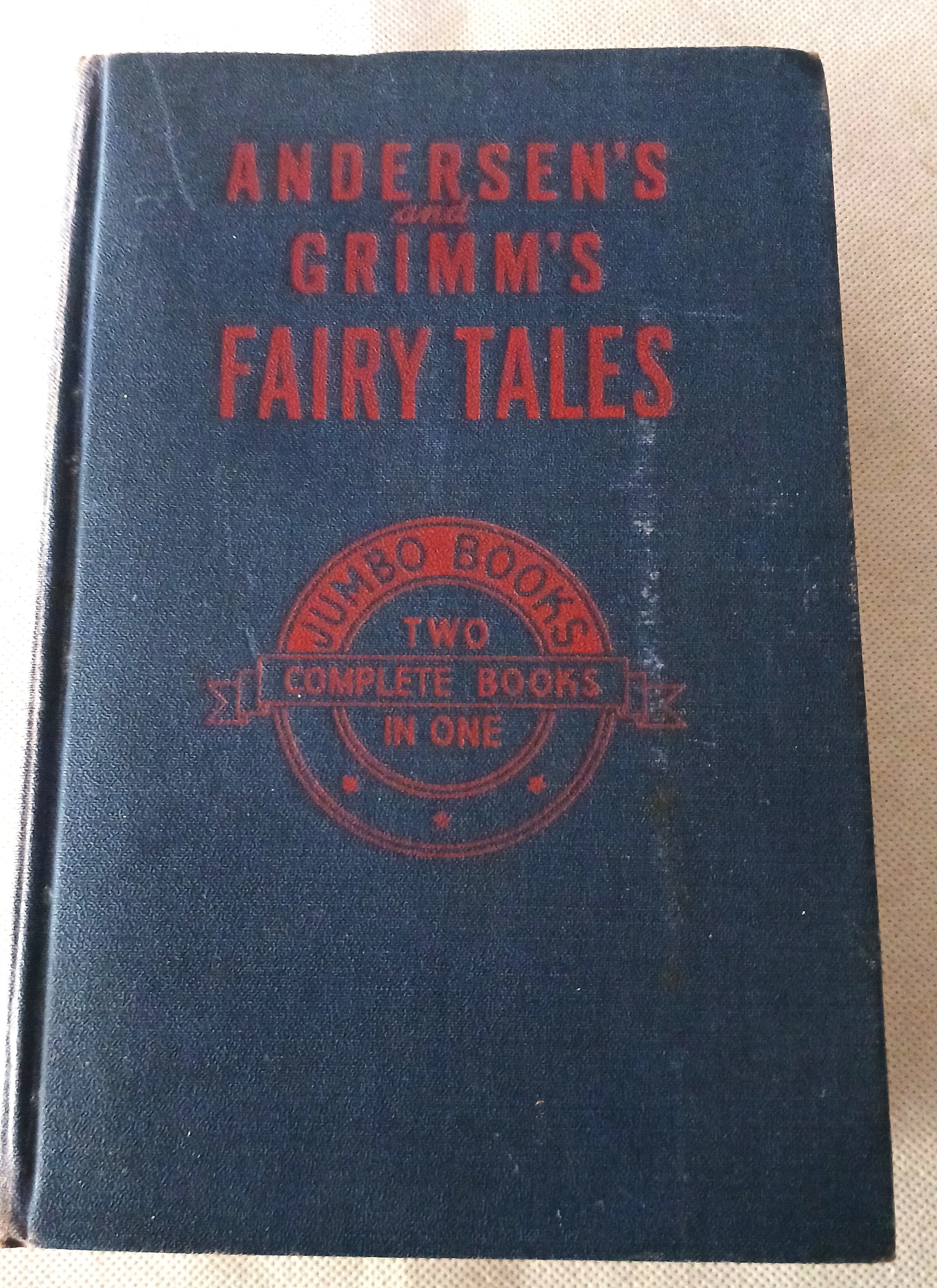 BIBLIO | Andersen's and Grimm's Fairy Tales: Jumbo Books--Two Complete ...