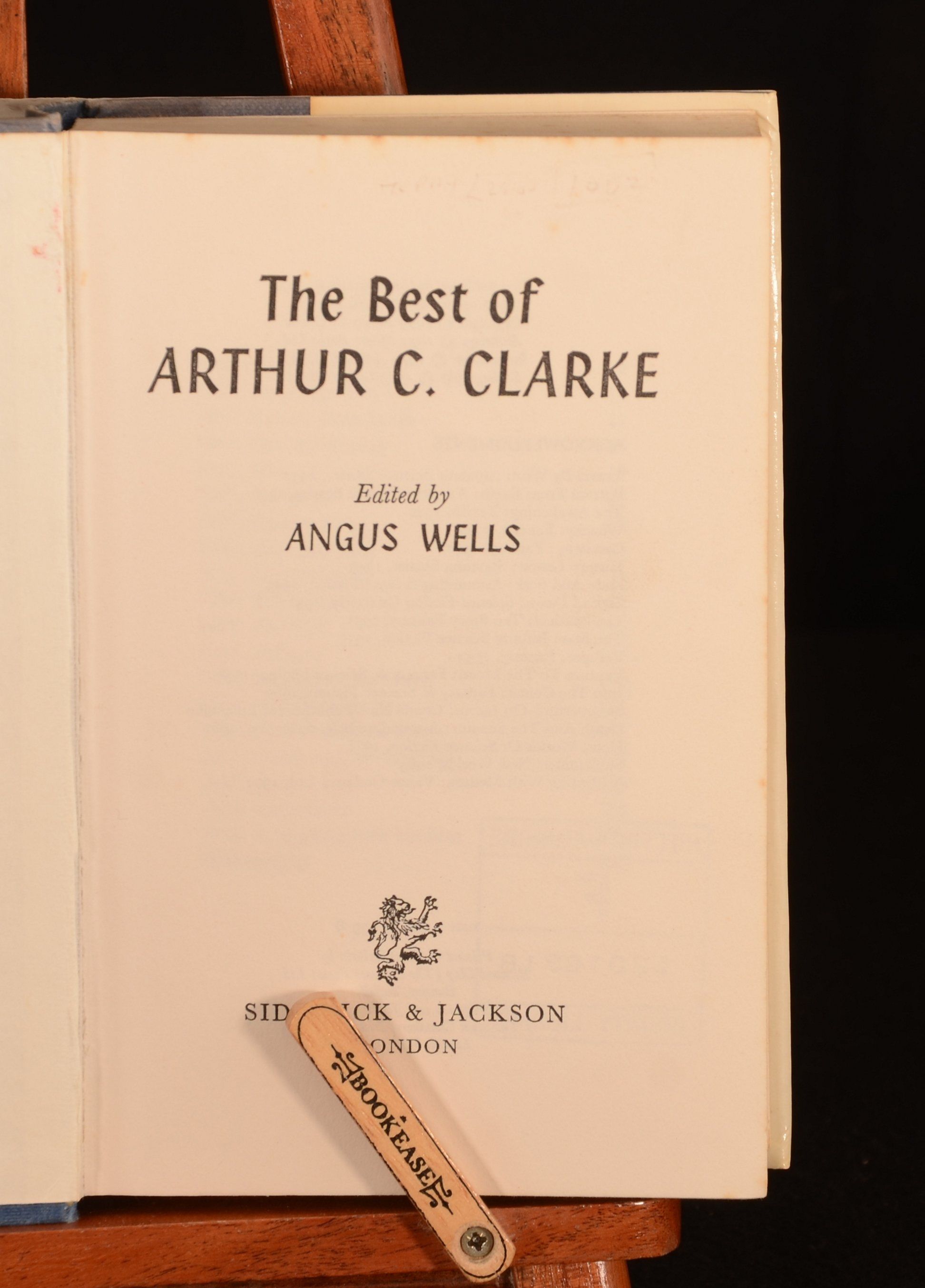 BIBLIO | The Best of Arthur C Clarke by Arthur C. Clarke | Cloth | 1973 ...