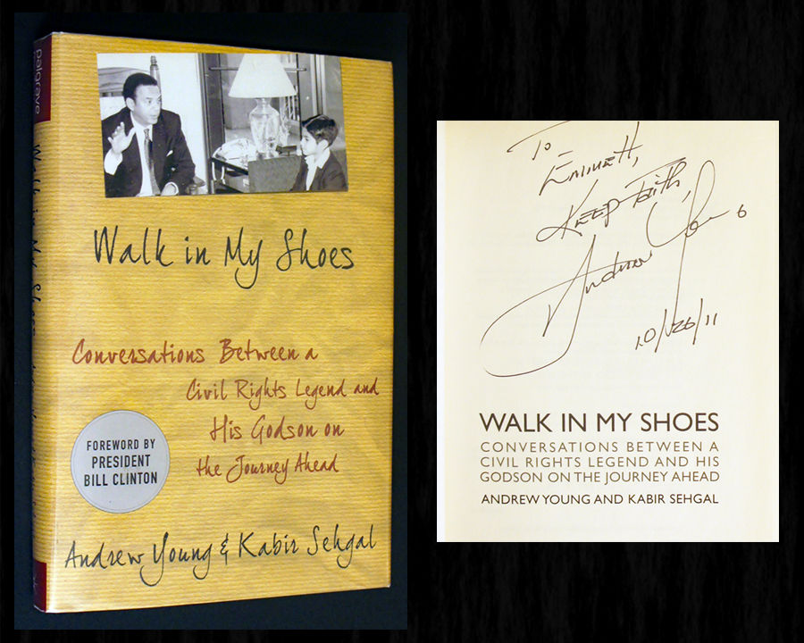 Walk in My Shoes (Signed 1st Ed by Andrew Young) by Young, Andrew J ...