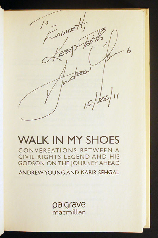 Walk in My Shoes (Signed 1st Ed by Andrew Young) by Young, Andrew J ...