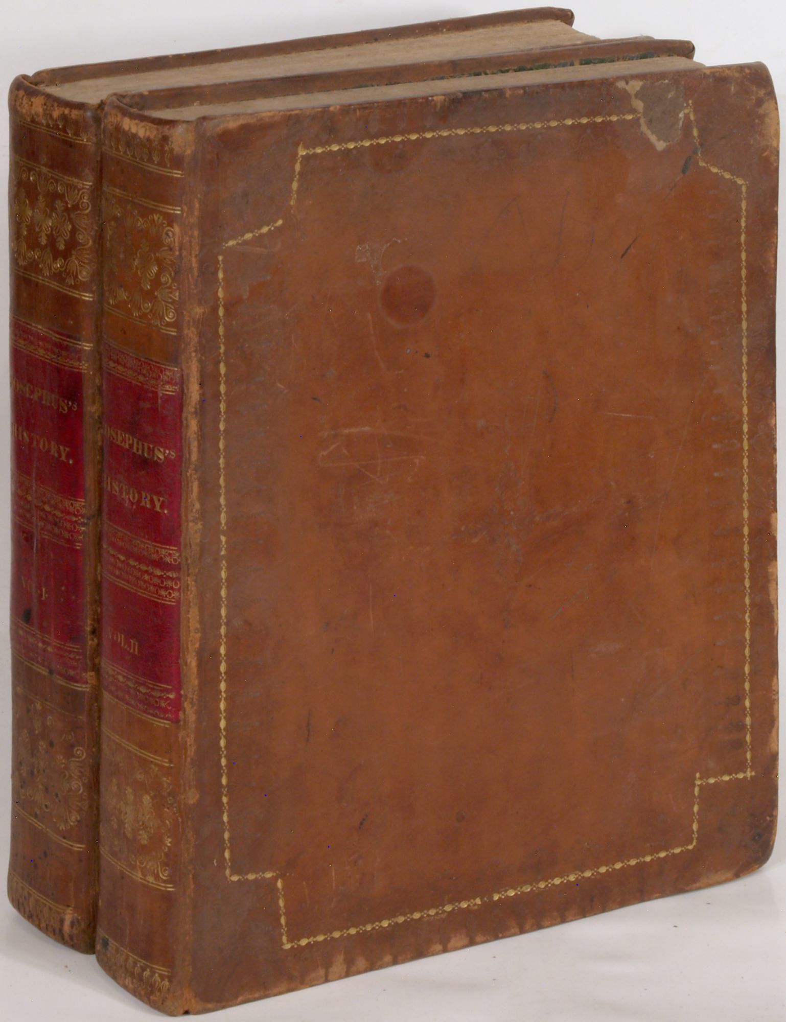 The Genuine Works of Flavius Josephus (Two Volume Set in Presentation Binding) by JOSEPHUS ...