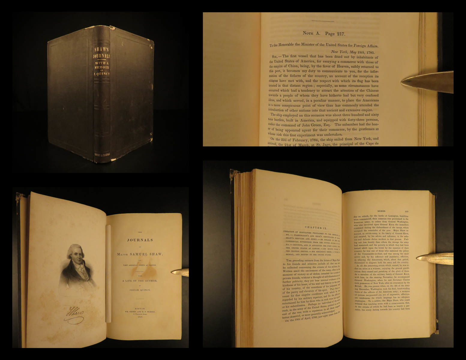 The journals of Major Samuel Shaw, the first American consul at Canton ...