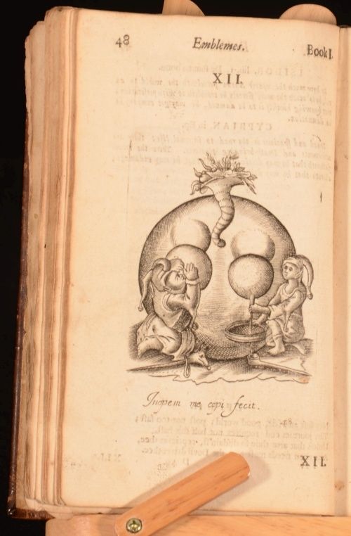 1684 Emblemes by Fra Quarles Illustrated Engravings Grotesque Emblems ...