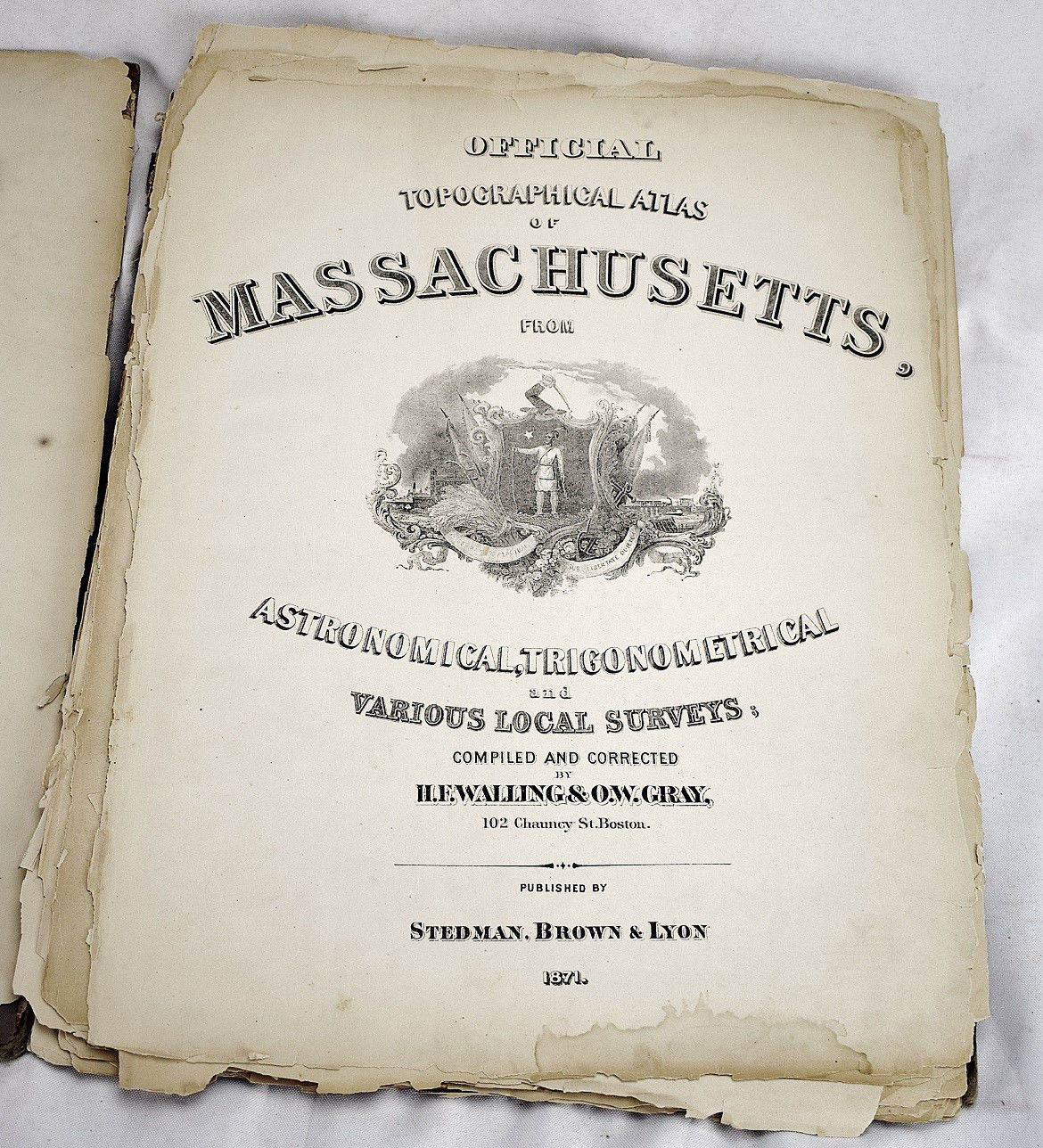 Official Topographical Atlas of Massachusetts: From Astronomical ...